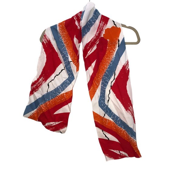 Vintage | Accessories | Vintage Paint Brush Swaths Orange Red Blue 98s ...